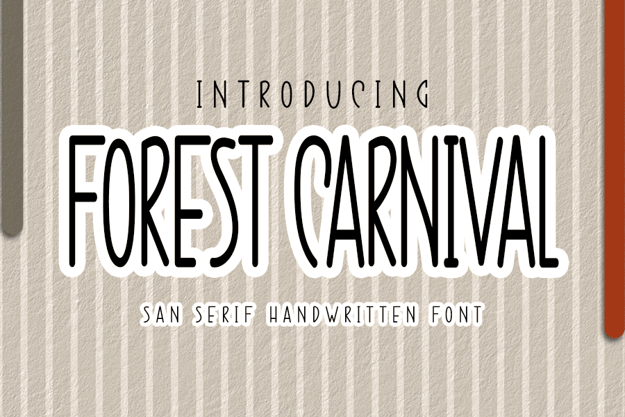 FOREST CANRNIVAL Font · 1001 Fonts