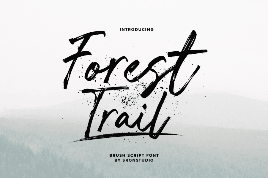 Forest Trail Font · 1001 Fonts