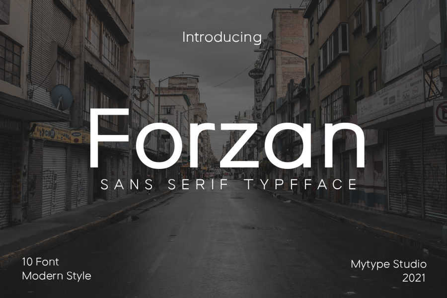 Forzan Font · 1001 Fonts