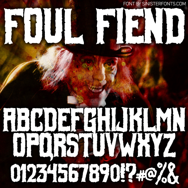 Foul Fiend Font · 1001 Fonts