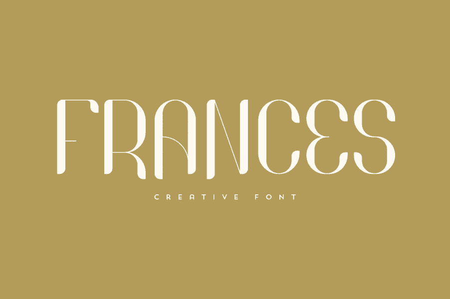 Frances Font · 1001 Fonts