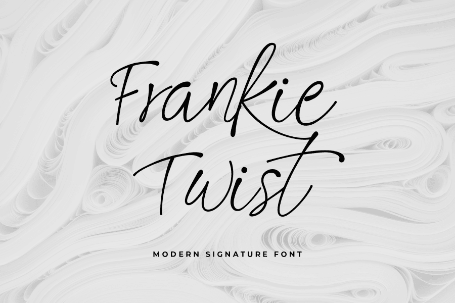 Frankie Twist Font · 1001 Fonts