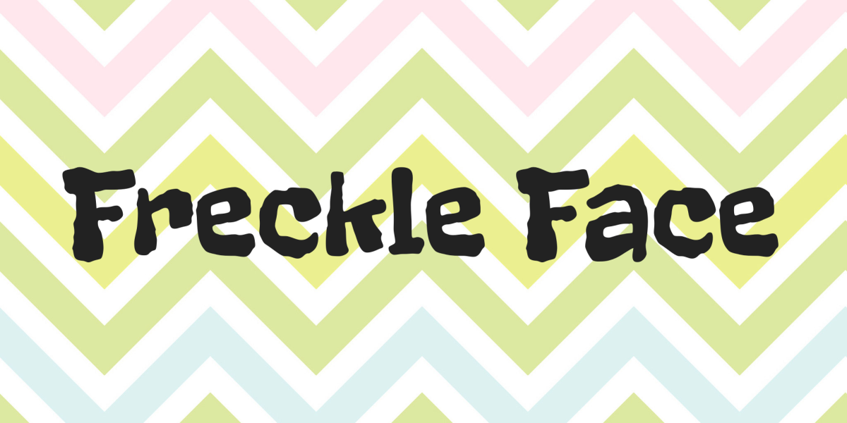 Freckle Face Font · 1001 Fonts