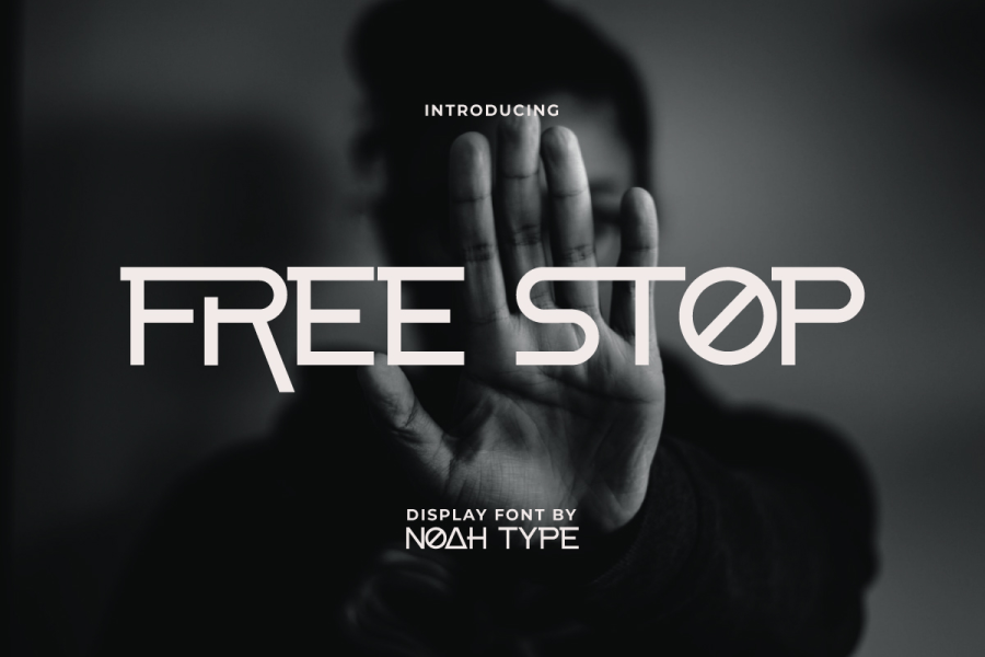 Free Stop Demo Font · 1001 Fonts