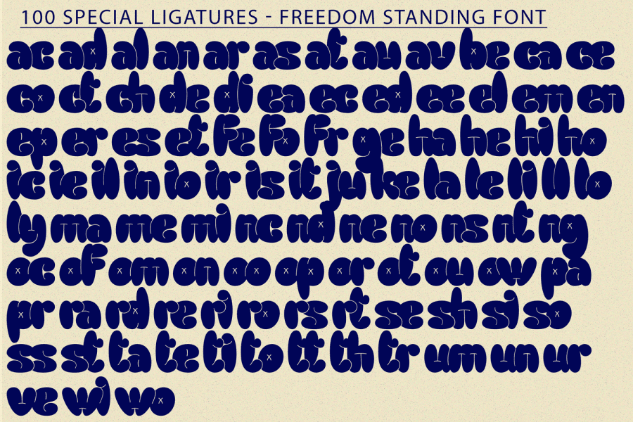 Freedom Standing Demo Font · 1001 Fonts