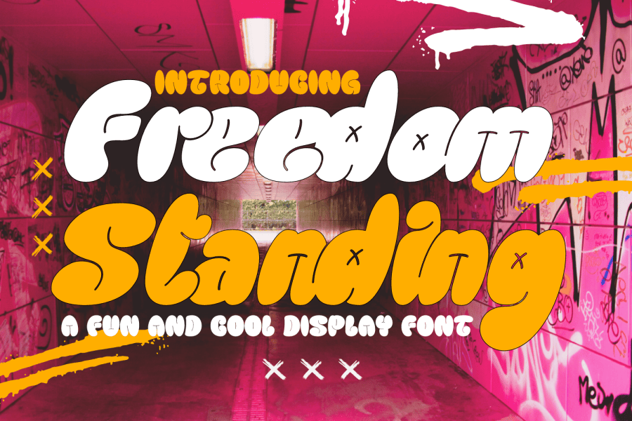 Freedom Standing Demo Font · 1001 Fonts