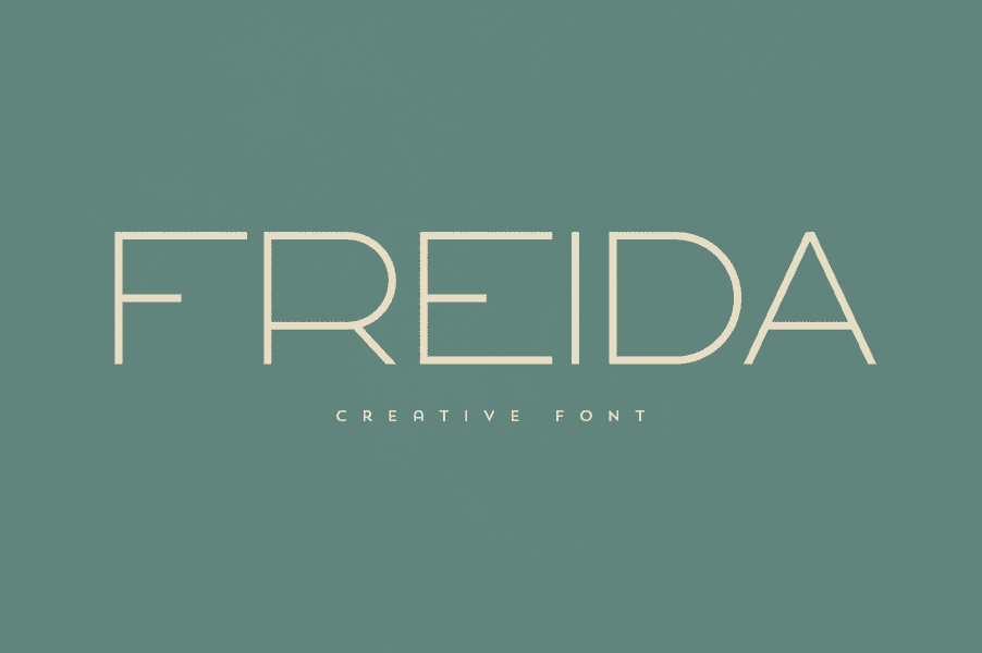Freida Font · 1001 Fonts