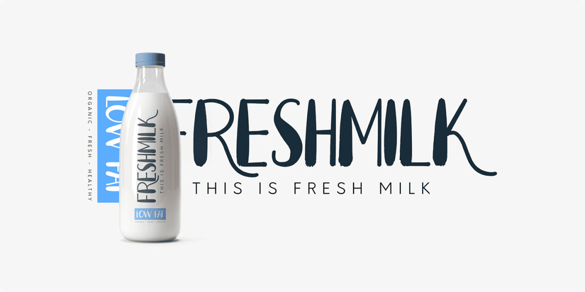 Fresh Milk_DEMO Font · 1001 Fonts