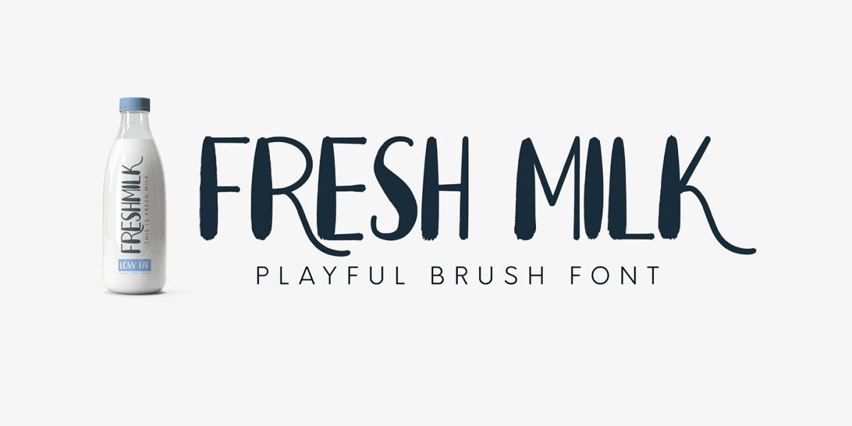 Fresh Milk_DEMO Font · 1001 Fonts