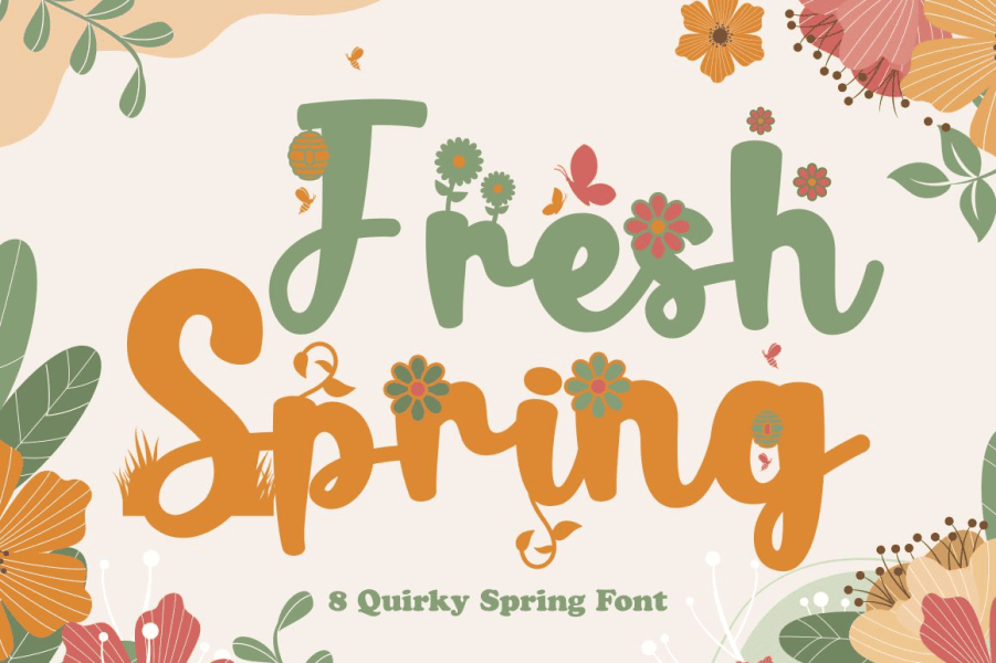 FreshSpring Font · 1001 Fonts