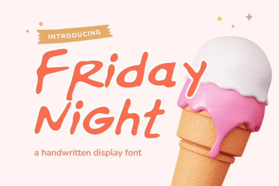 Friday Night Font · 1001 Fonts