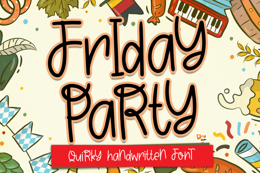 Friday Party Font · 1001 Fonts