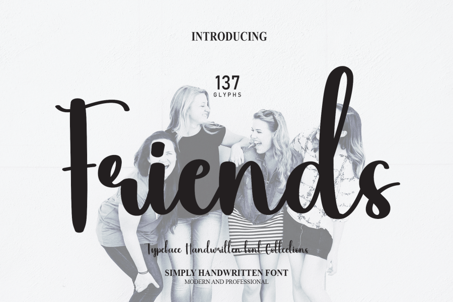 Friends Font · 1001 Fonts