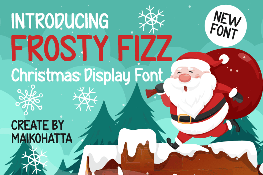 FROSTY FIZZ Font · 1001 Fonts