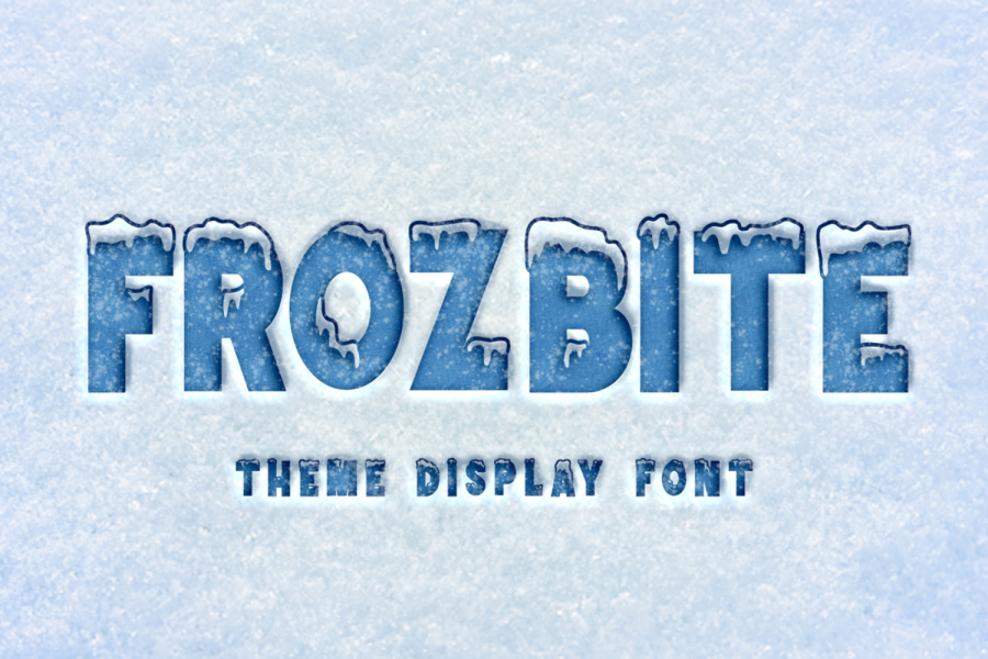 FROZBITE Font · 1001 Fonts