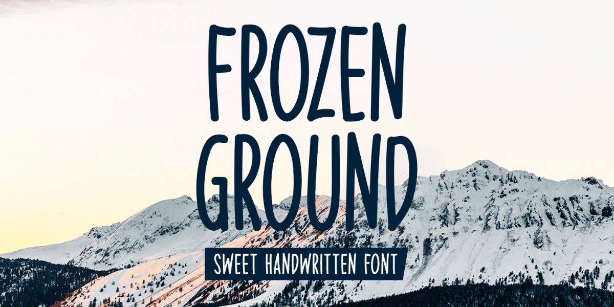 Frozen Ground Font · 1001 Fonts