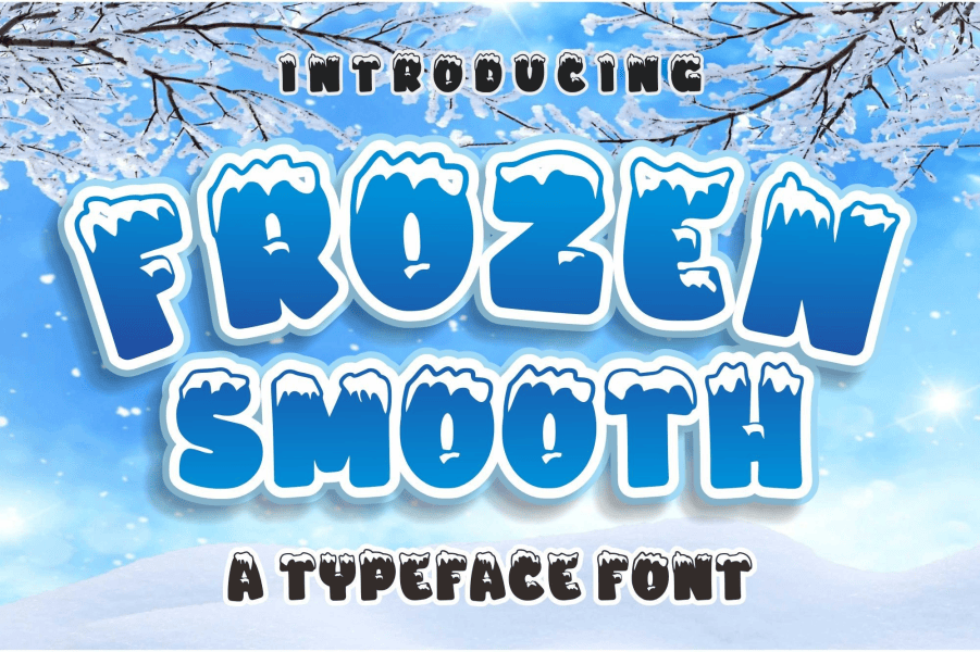 Frozen Smooth Font · 1001 Fonts