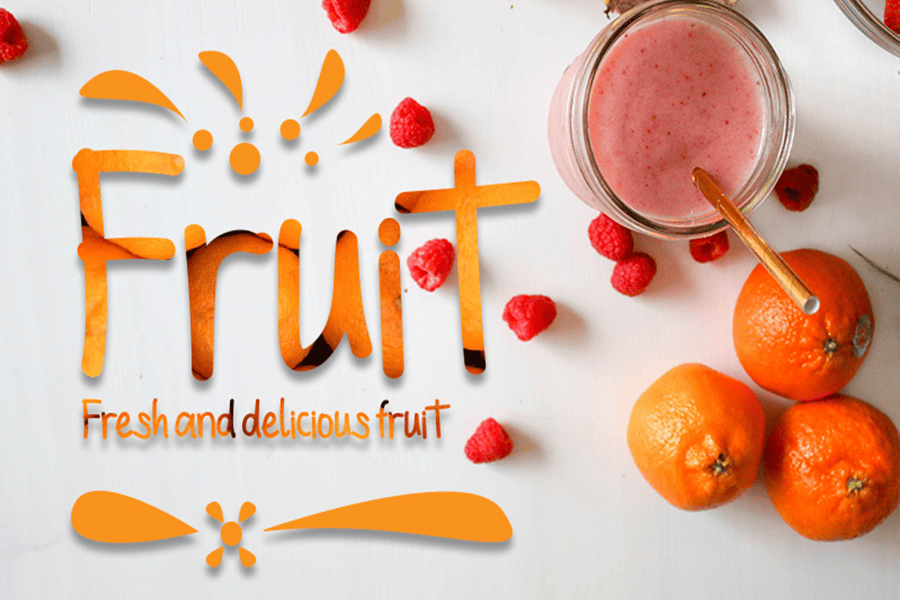 Fruit Font · 1001 Fonts