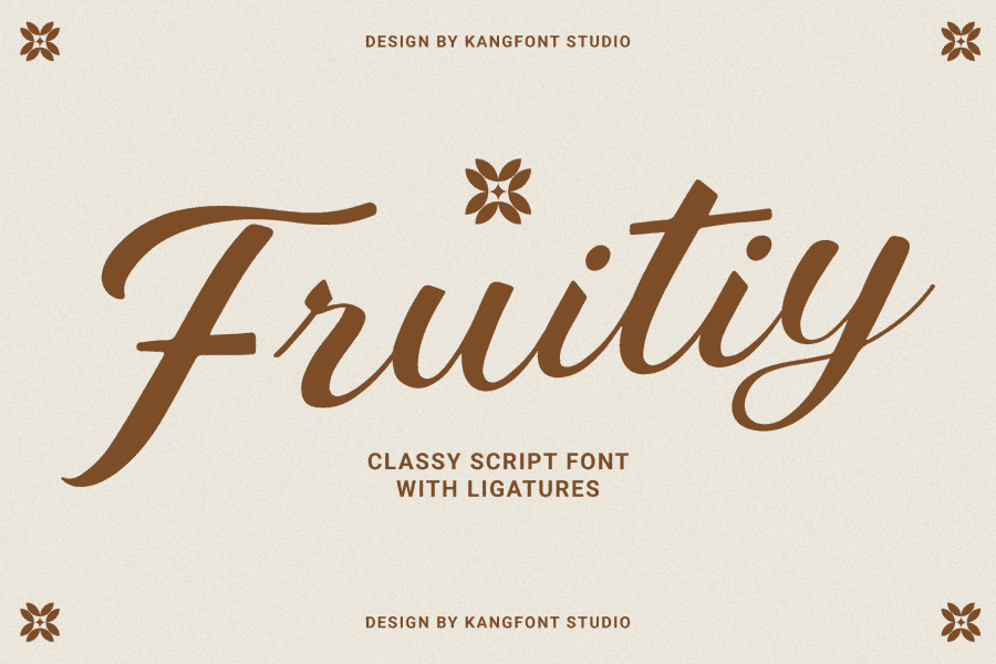 Fruitiy Font · 1001 Fonts