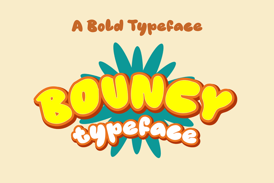 FT Bouncy Font · 1001 Fonts