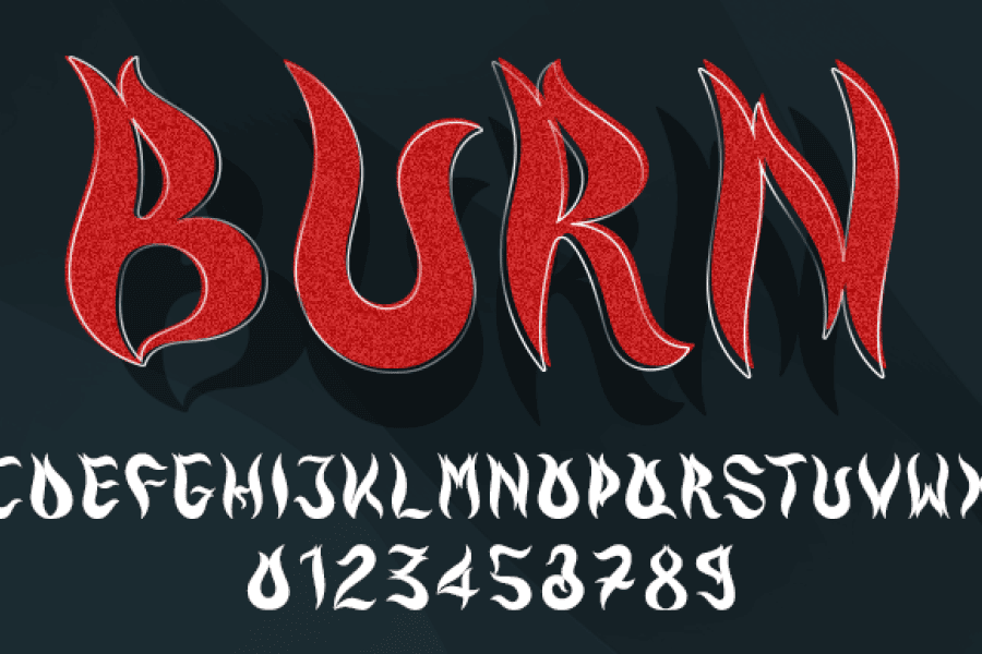 Fuego Burn Font · 1001 Fonts