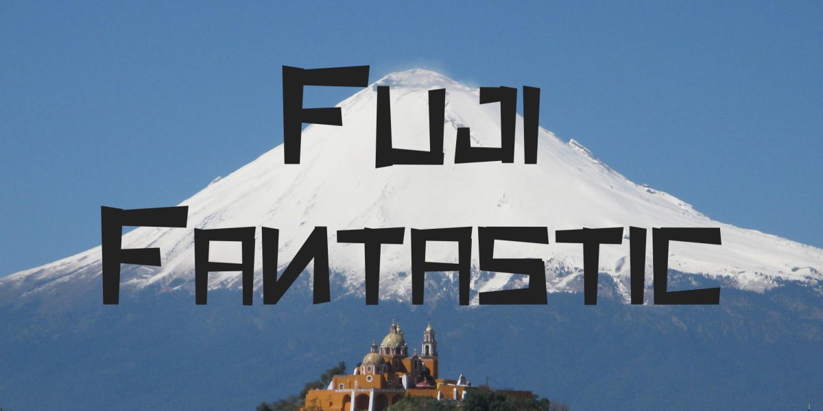 Fuji Fantastic Font · 1001 Fonts