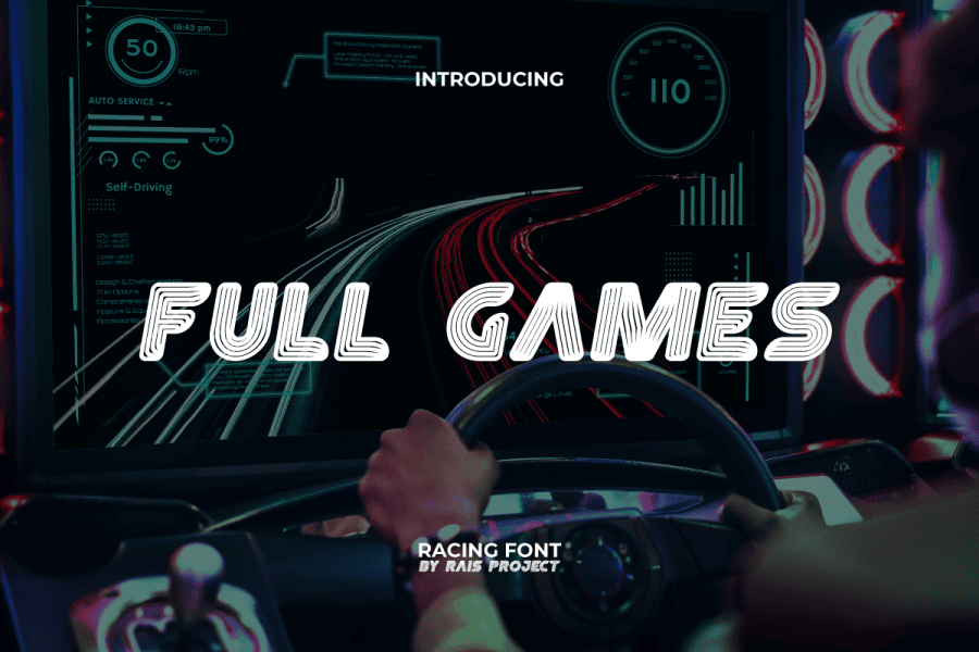 Full Games Demo Font · 1001 Fonts
