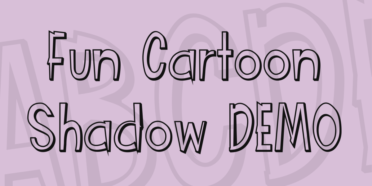Fun Cartoon Shadow DEMO Font · 1001 Fonts