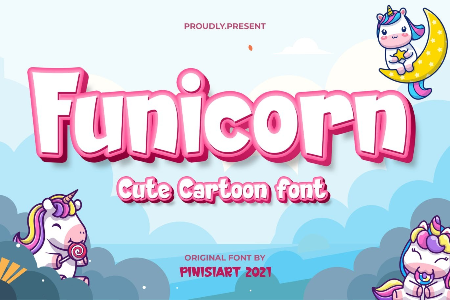 Funicorn Font · 1001 Fonts