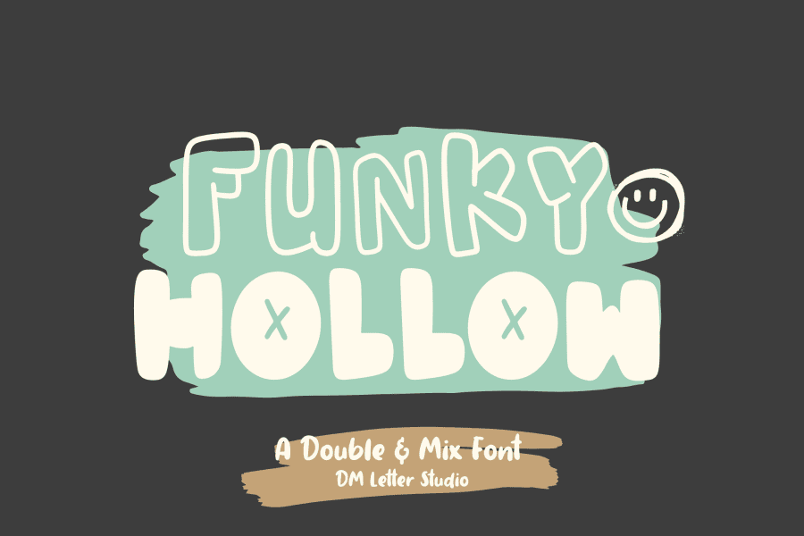 1 Free Double Line, Playful Font · 1001 Fonts