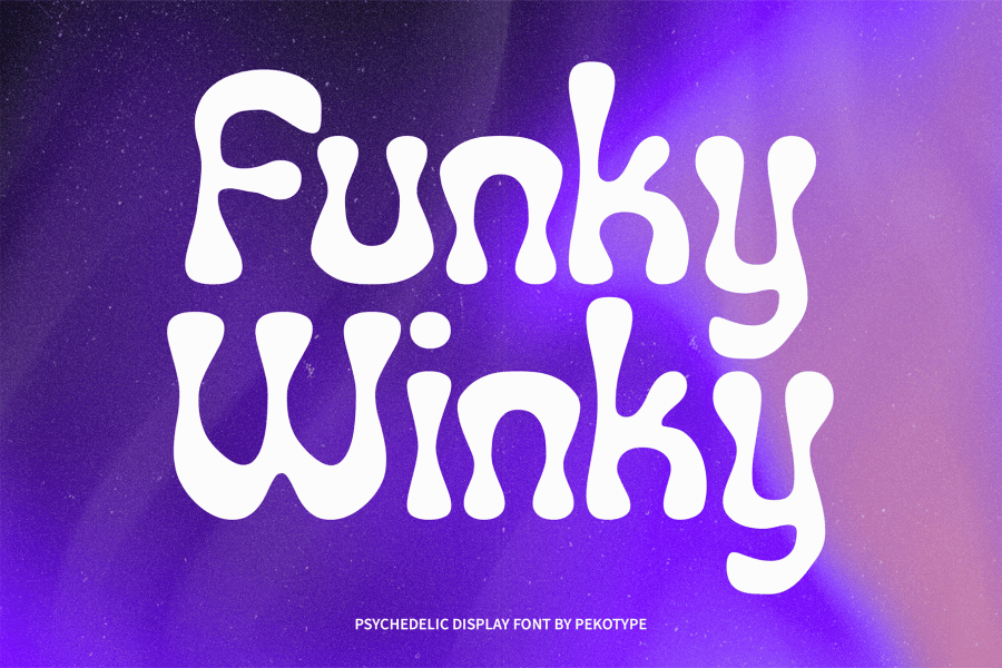 Funky Winky Font · 1001 Fonts