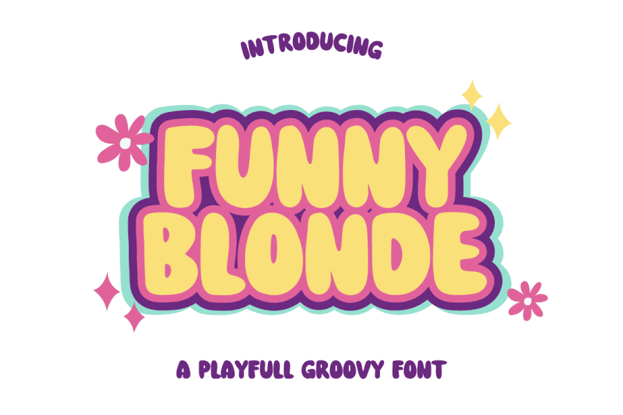 Funny Blonde Font · 1001 Fonts