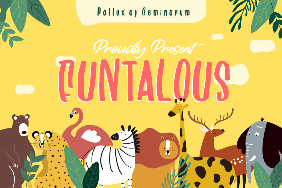 Funtalous Font · 1001 Fonts