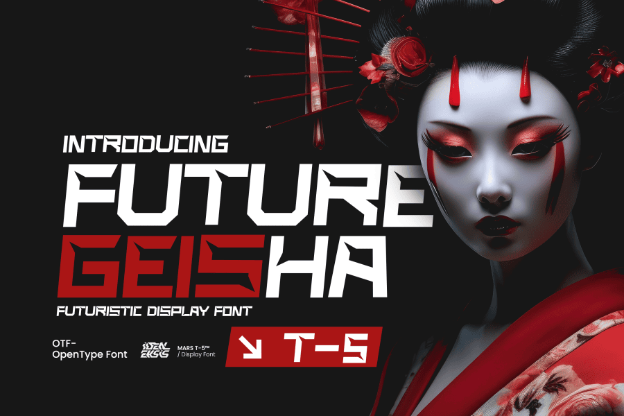 FUTURE GEISHA Font · 1001 Fonts