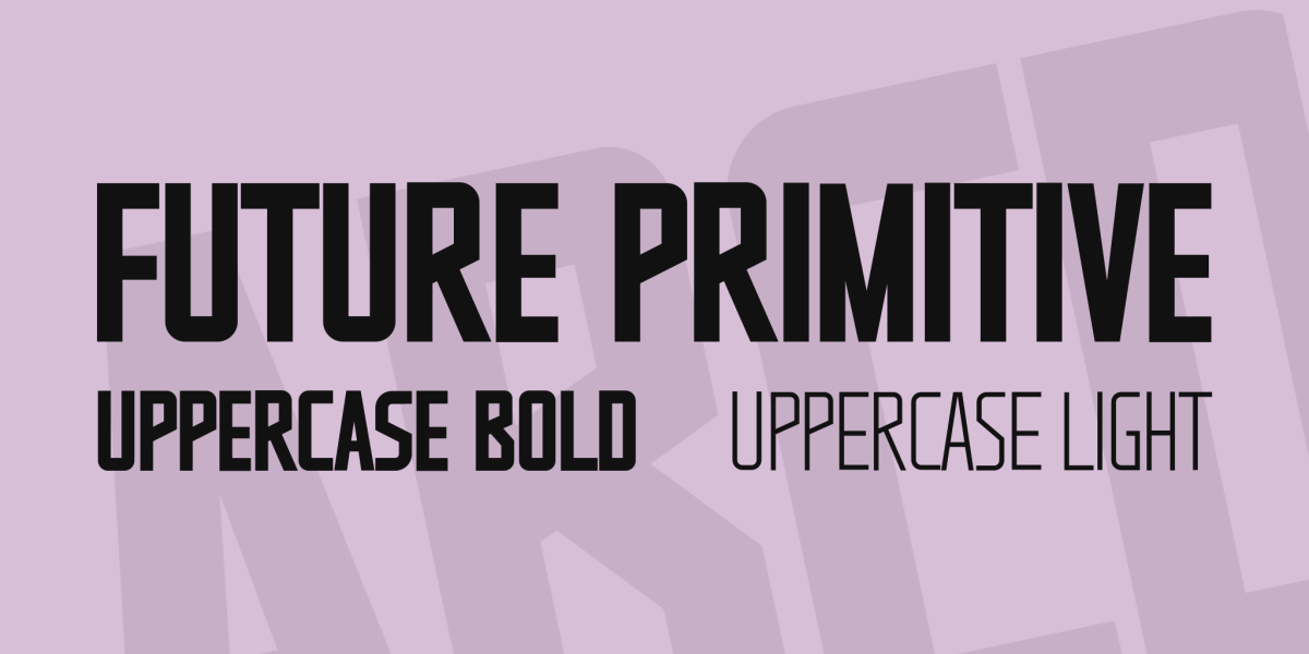 Future Primitive Font Family · 1001 Fonts