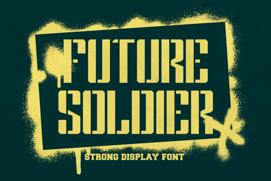 Future Soldier Font Family · 1001 Fonts