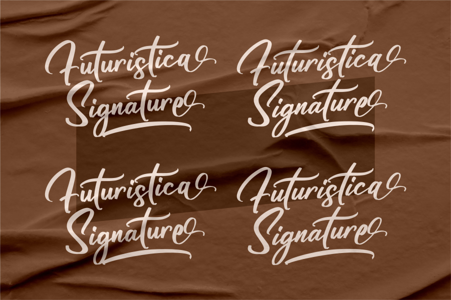 Futuristica Signature Font Family · 1001 Fonts