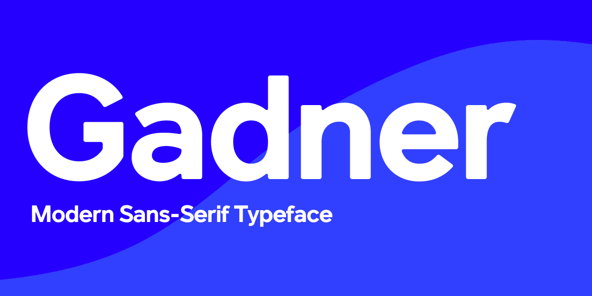 Gadner Font · 1001 Fonts