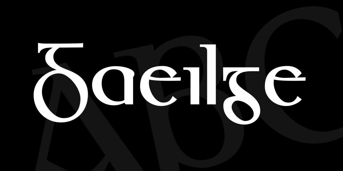 Gaeilge Font · 1001 Fonts