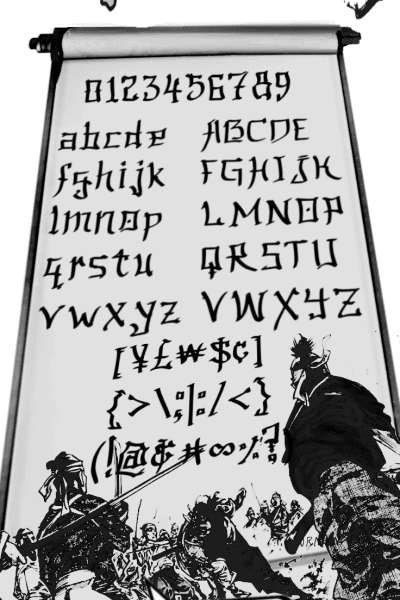 Gaijin Shodo Font · 1001 Fonts