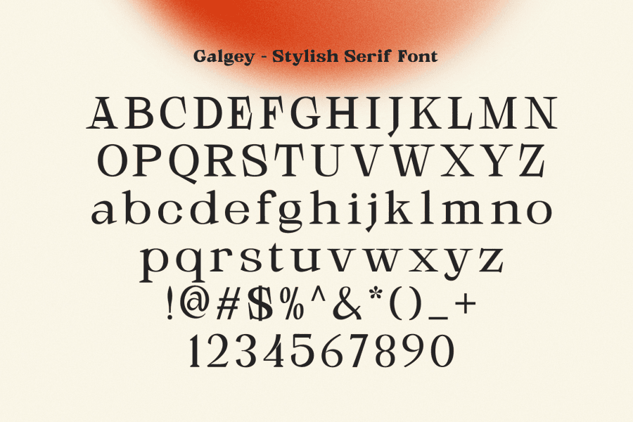 Galgey Font · 1001 Fonts