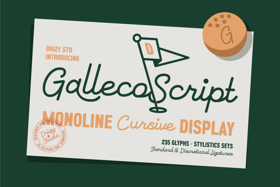 Galleco Script Demo Font · 1001 Fonts