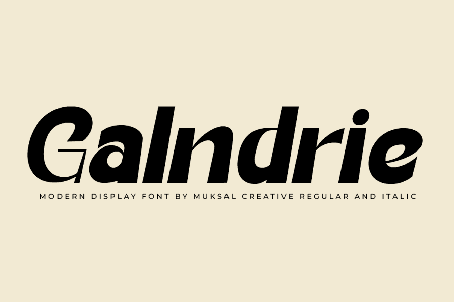 Galndrie Font Family · 1001 Fonts