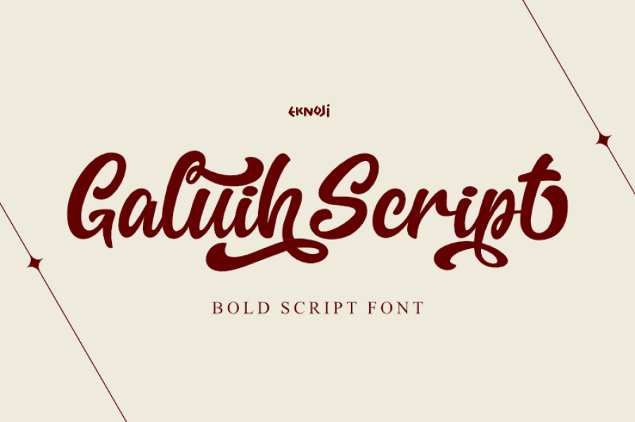 Galuih Script Font · 1001 Fonts
