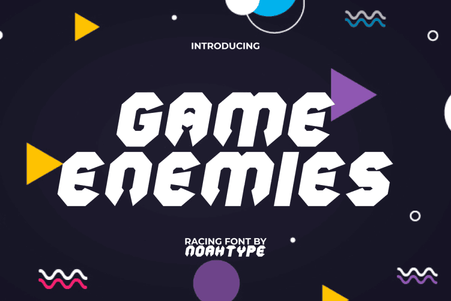 Game Enemies Demo Font · 1001 Fonts