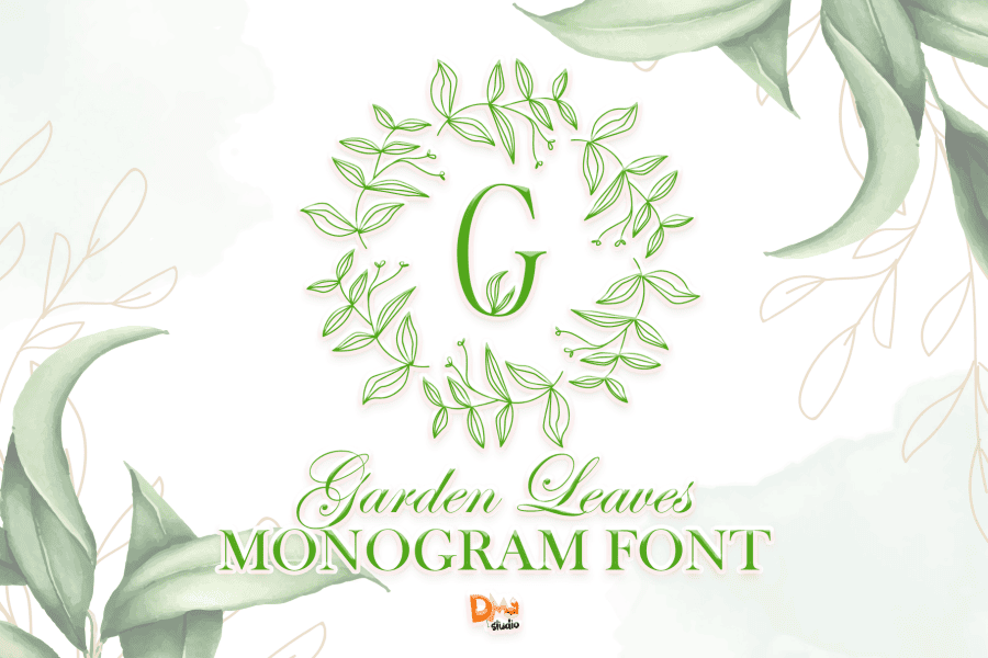 7 Free Decorative Monogram Fonts · 1001 Fonts