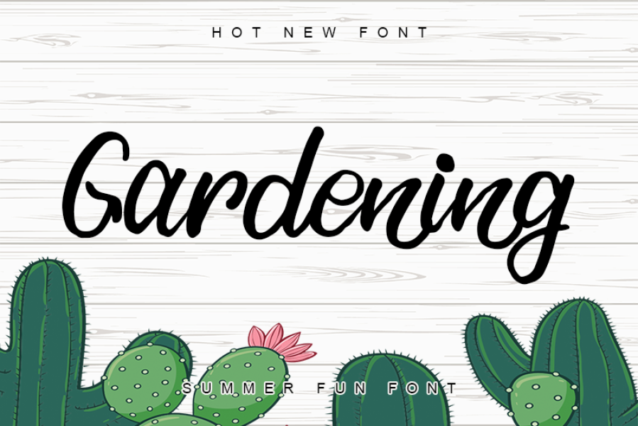 4 Free Gardening, Mixed Case, Script Fonts · 1001 Fonts