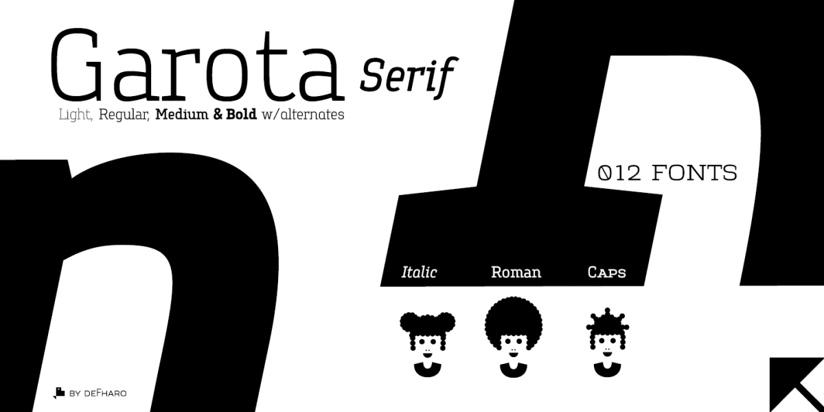 Garota Serif Font Family · 1001 Fonts
