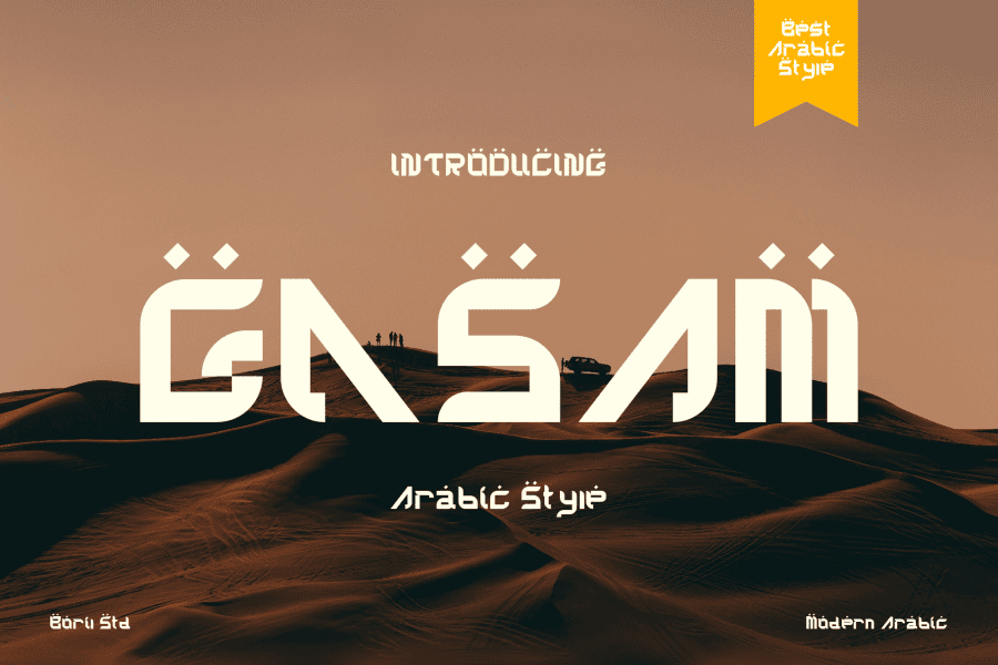 1 Free Arabic, Eid Al-fitr, Futuristic Font · 1001 Fonts