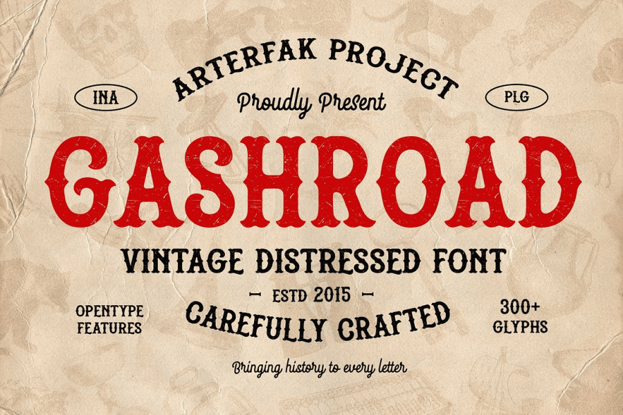 16 Free Rusty Fonts · 1001 Fonts